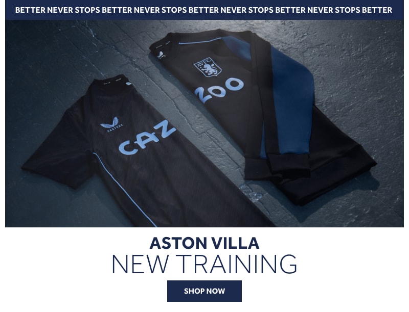 Aston Villa FC Store | Aston Villa Kits, Aston Villa Clothing ...
